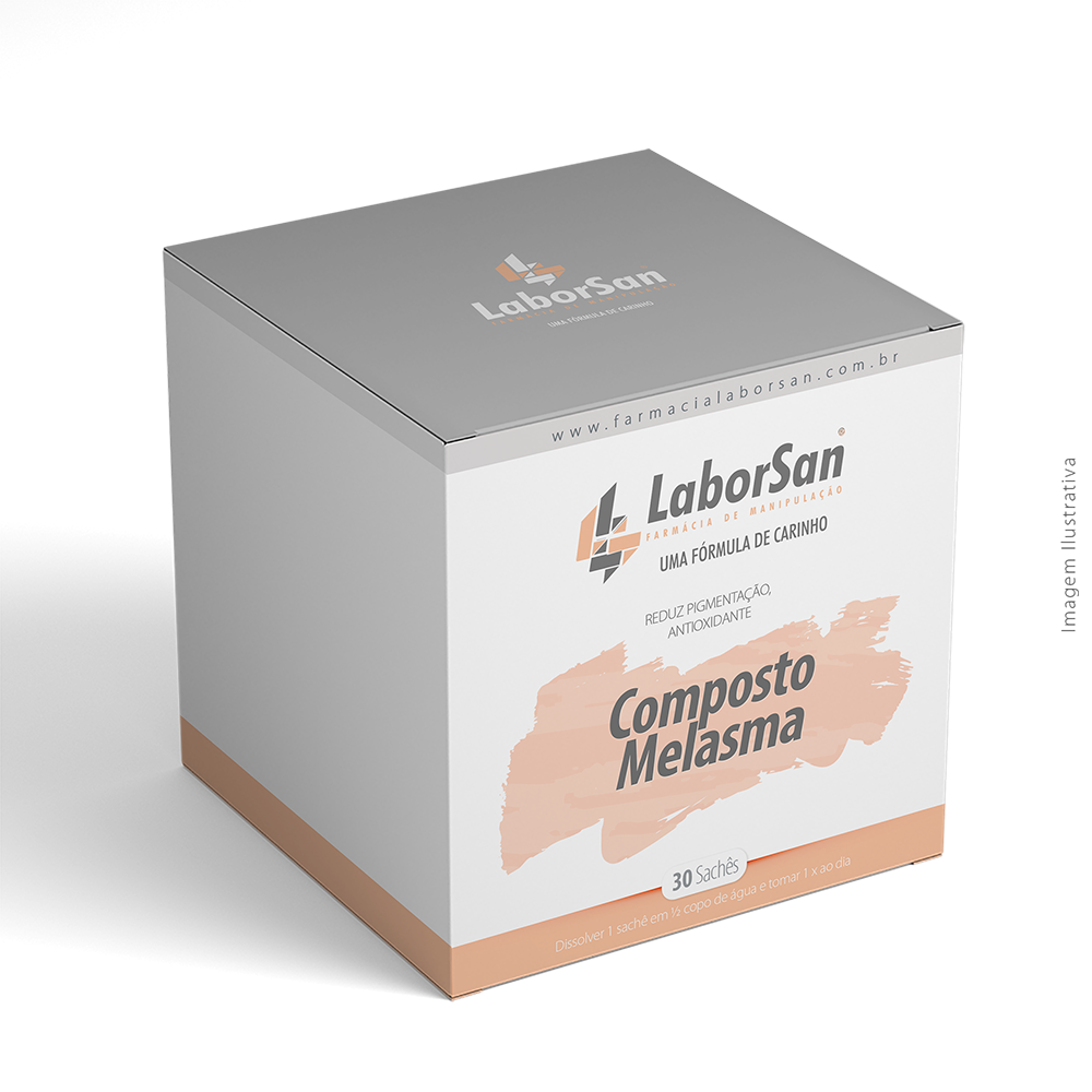 Composto Melasma 30 Sachês - Laborsan Farmácia de Manipulação